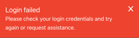 Why can't I login?